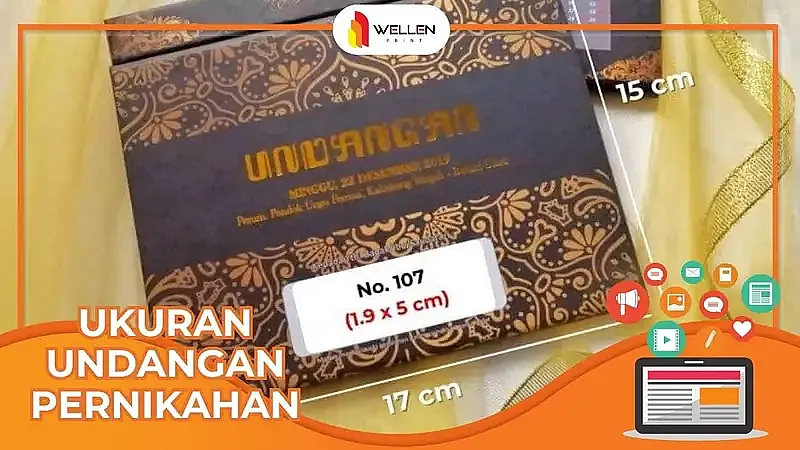 Ukuran Label Undangan Pernikahan: Detail Kecil Dampak Besar | Wellen Print