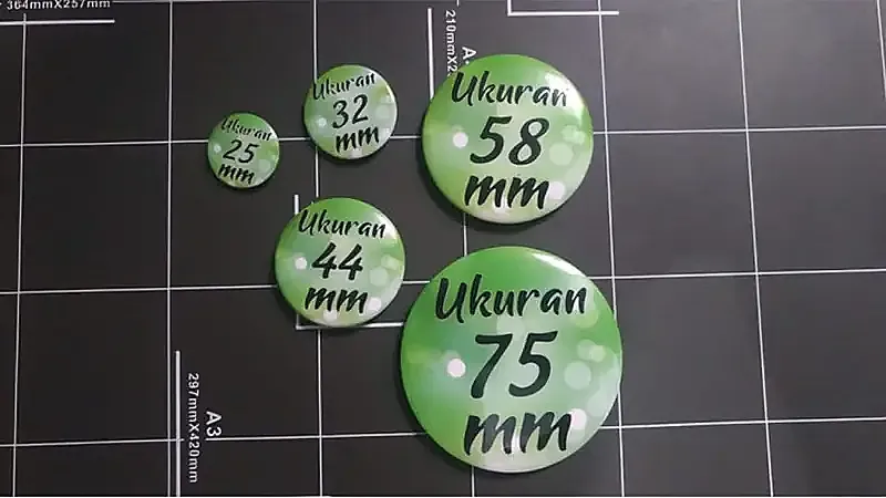 Ukuran Pin: Ketahui Berbagai Macam Ukurannya Di Wellen Print! | Wellen ...