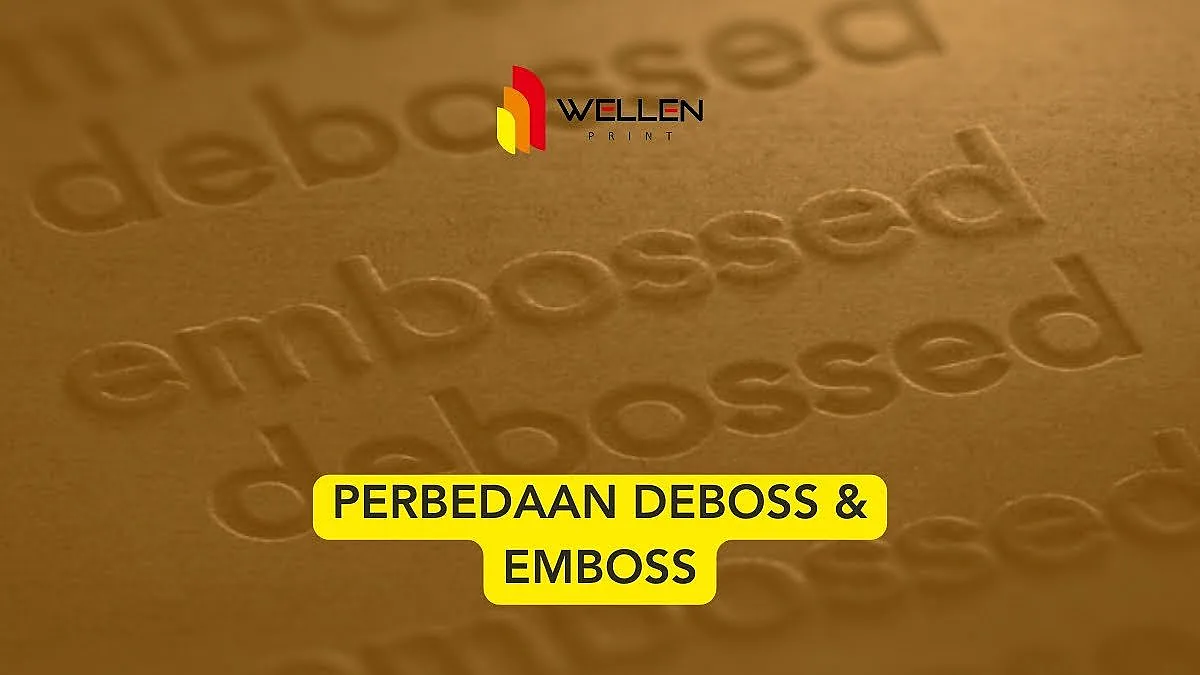 Perbedaan Emboss dan Deboss, Emang Boleh Sebeda Itu? | Wellen Print