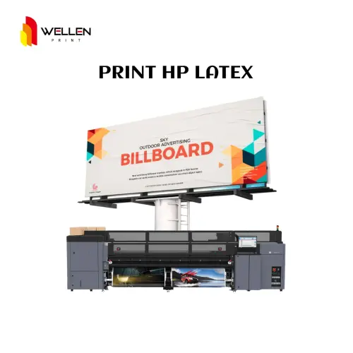 Cetak HP Latex Sticker | Wellen Print