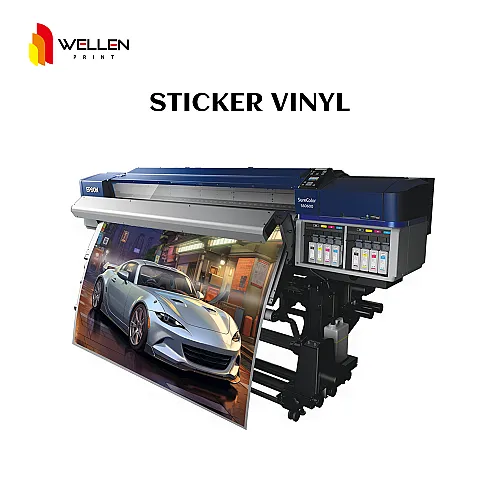 Cetak Sticker Vinyl Meteran | Wellen Print