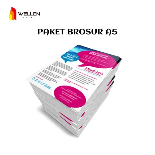 Cetak Paket Brosur A5 | Wellen Print